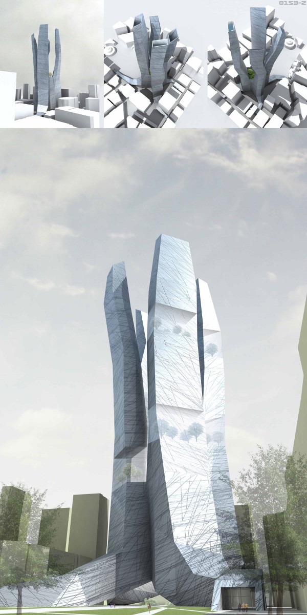 Skyscraper with Green Open Core - eVolo | Architecture Magazine