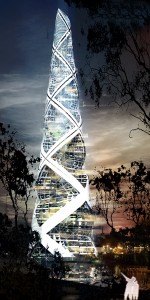 Spiral Tower – Suburbia Living in the City - eVolo | Architecture Magazine