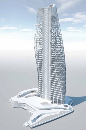 Strata Tower in Abu Dhabi, UAE / Asymptote Architecture - eVolo ...