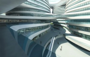 Mixed-use Galaxy Soho Building in Beijing, China / Zaha Hadid ...