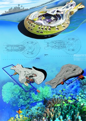 Floating Hotel for Ocean Exploration - eVolo | Architecture Magazine