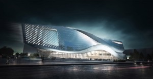 Titanium dioxide equals maintenance-free facade / New Dalian Museum by ...