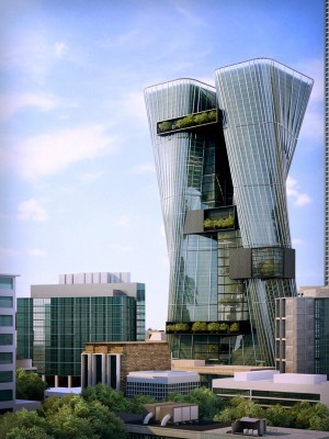 Siamese Twisting Skyscrapers For Sydney By Urban Office Architecture ...