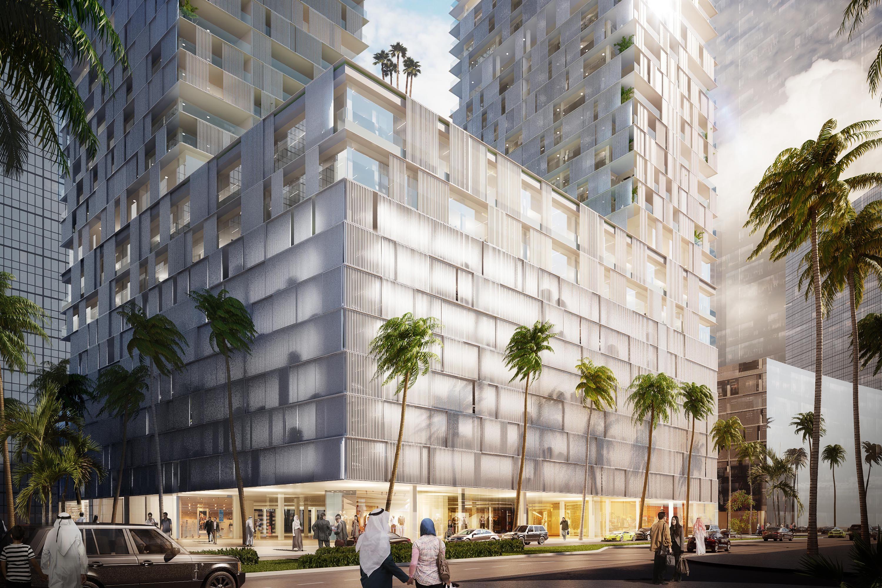 Pixilated Contemporary Architecture: Bahrain Bay Tower by Wiel Arets ...