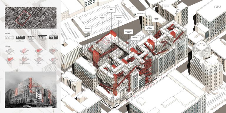 Levitated Broadway – Los Angeles- eVolo | Architecture Magazine