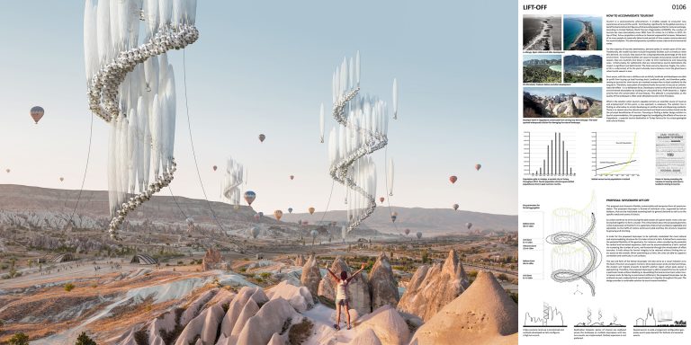 Floating Skyscraper For Tourism - eVolo | Architecture Magazine