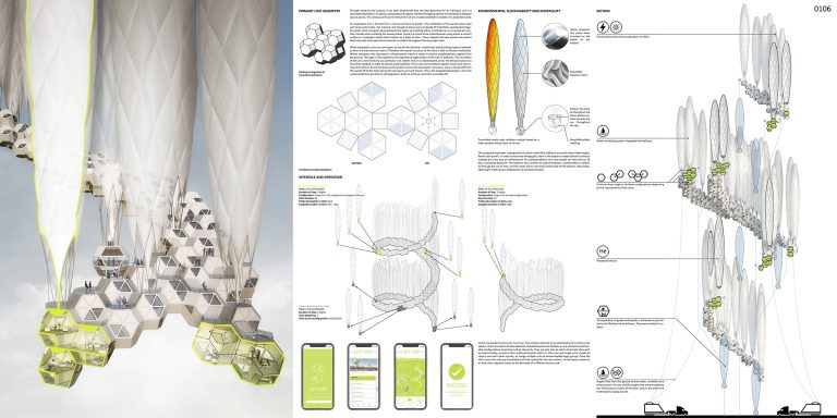 Floating Skyscraper For Tourism - eVolo | Architecture Magazine