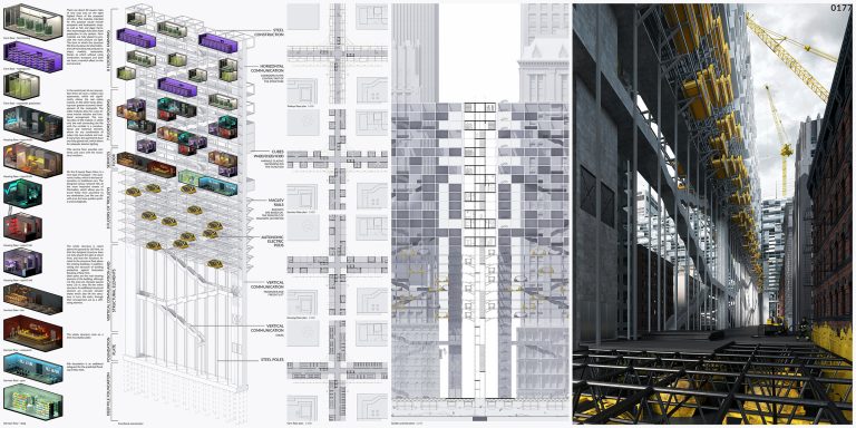 NYC Grid: Continuous Skyscraper Above Streets - eVolo | Architecture ...