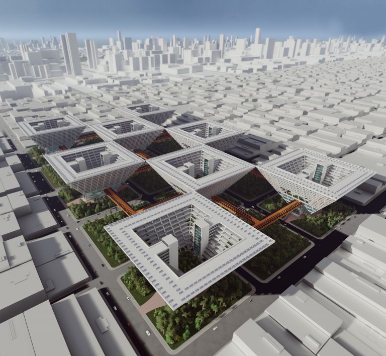 Inverted Pyramids City - eVolo | Architecture Magazine