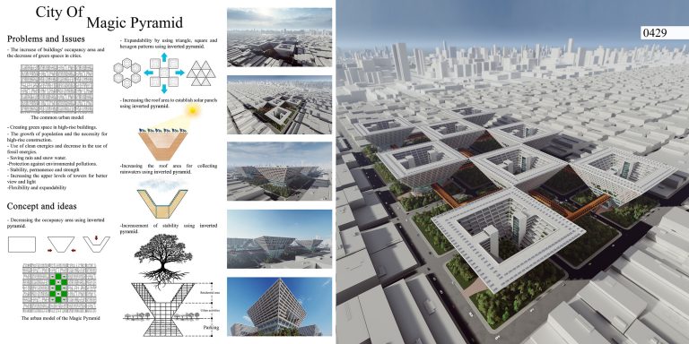 Inverted Pyramids City - eVolo | Architecture Magazine