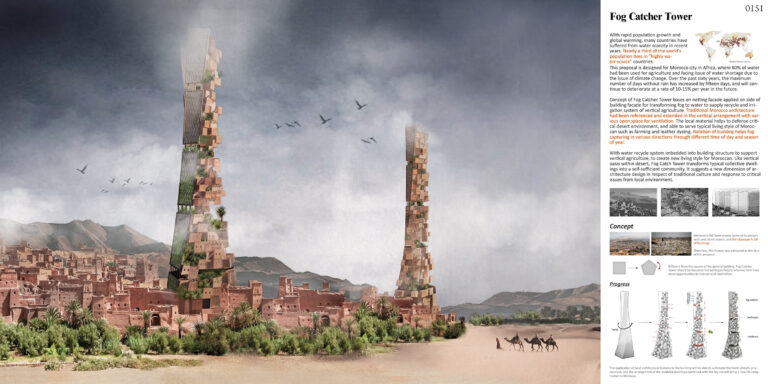 Fog-Catcher Skyscraper In Morocco - eVolo | Architecture Magazine